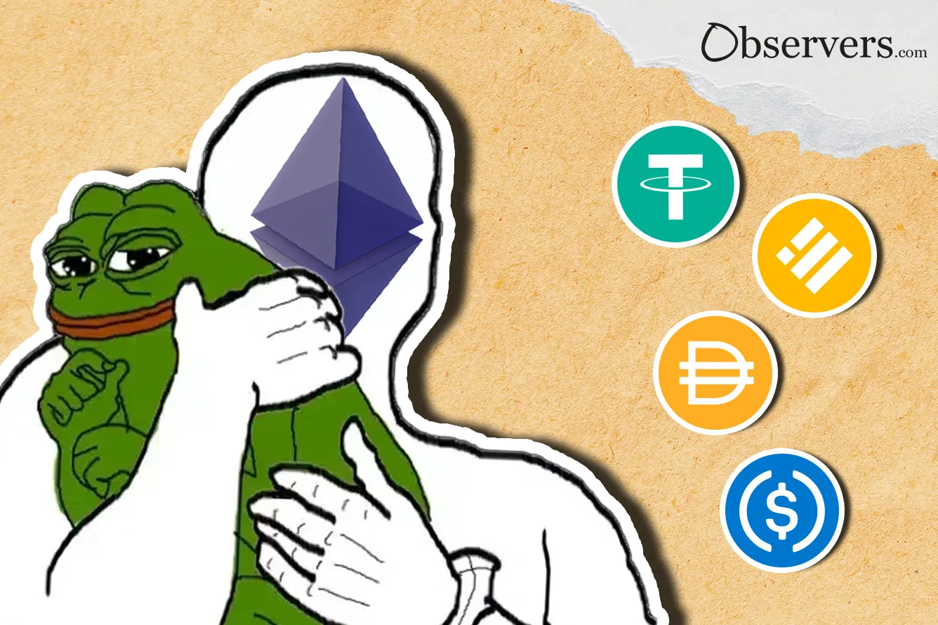 Meme-coins Displace Stablecoins from Ethereum | Observers